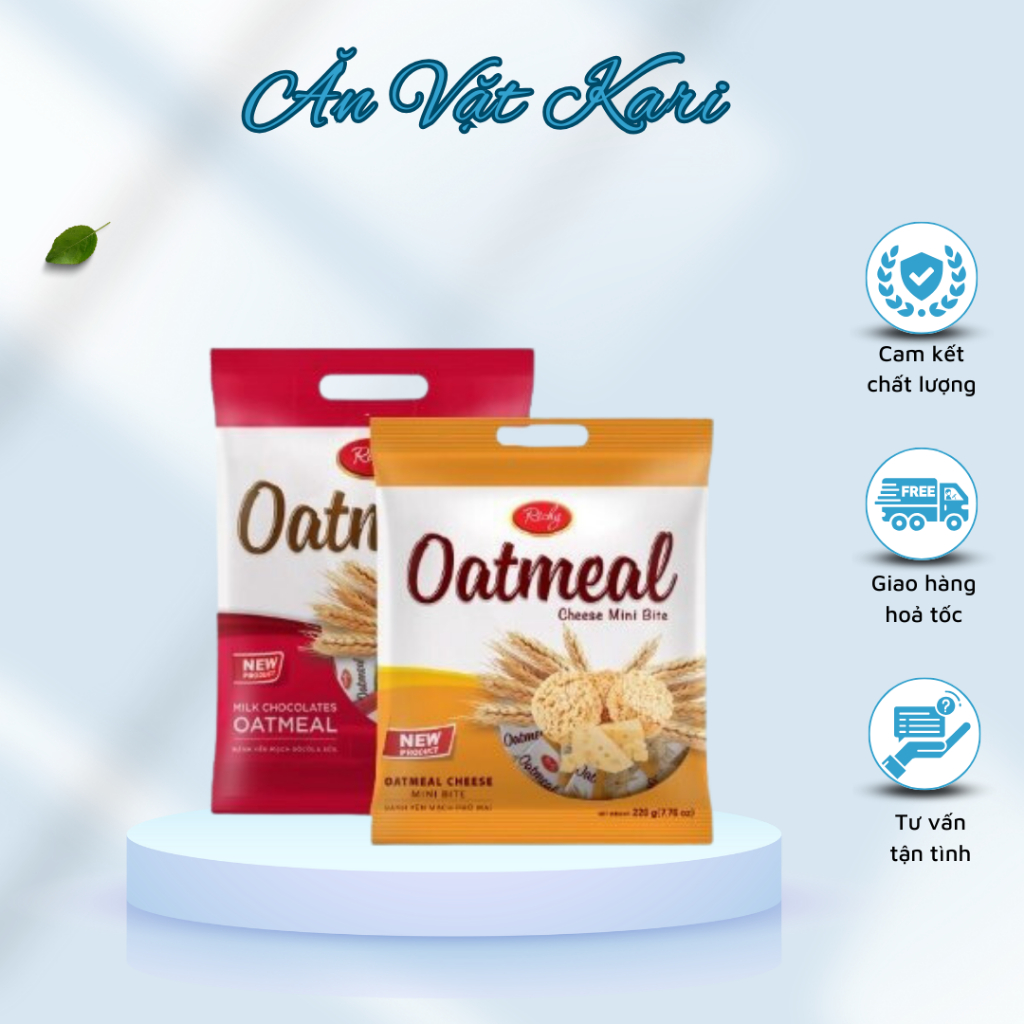 Oatmeal Richy OATMEAL Combo Milk Flavor/Cheese Flavor (220-250g Bag ...