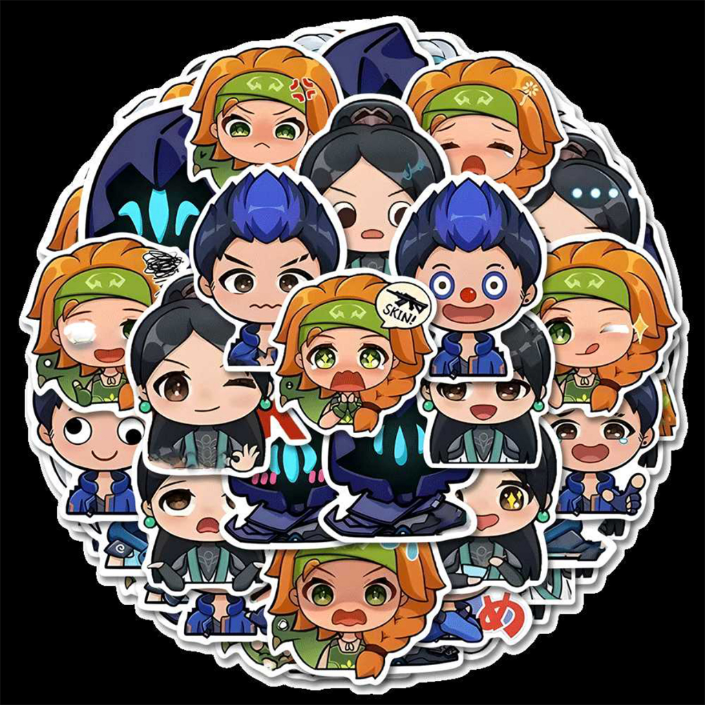 The Valorant Character Emote Sticker Set Is Very Cute | Shopee Singapore