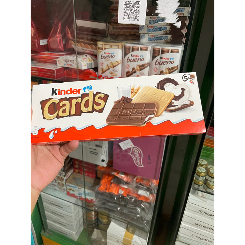 Chocolate kinder cards(128g) | Shopee Singapore