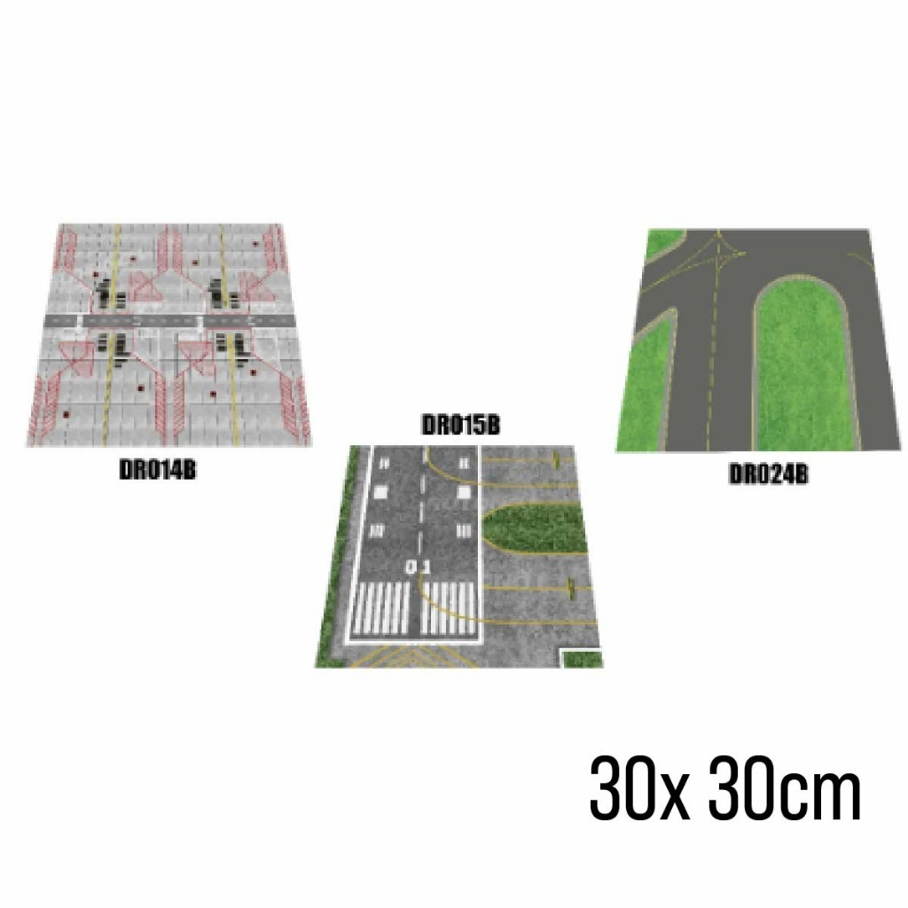 Diorama airport landing runway model for aircraft 16cm DR014 | Shopee ...