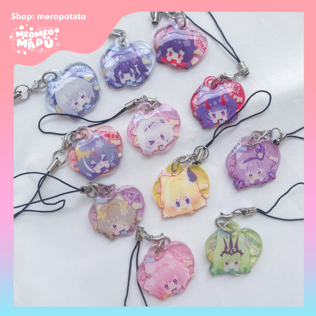 Honkai Impact 3rd HI3 Keychain/phone charm (many models) | Shopee Singapore