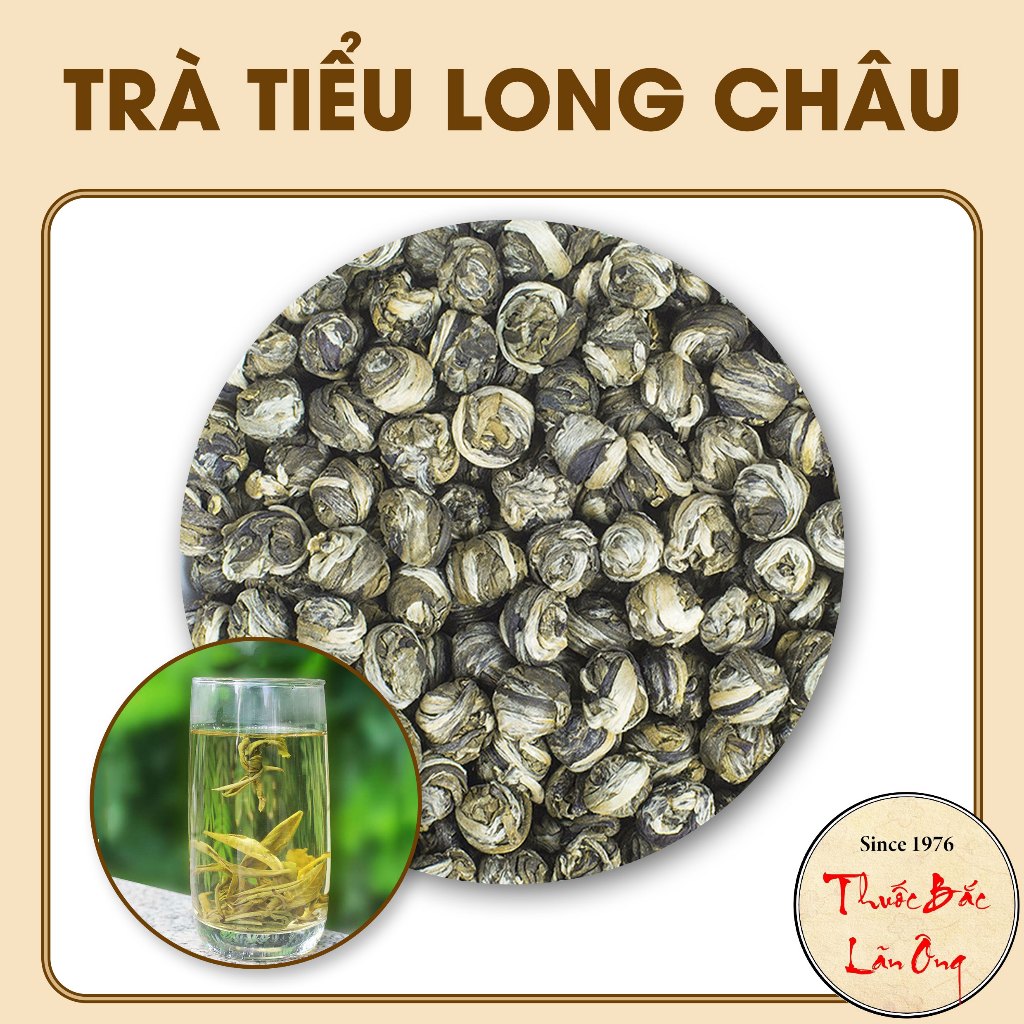 Premium Tieu Long Chau tea 1kg, twisted, dry, fragrant jasmine green ...