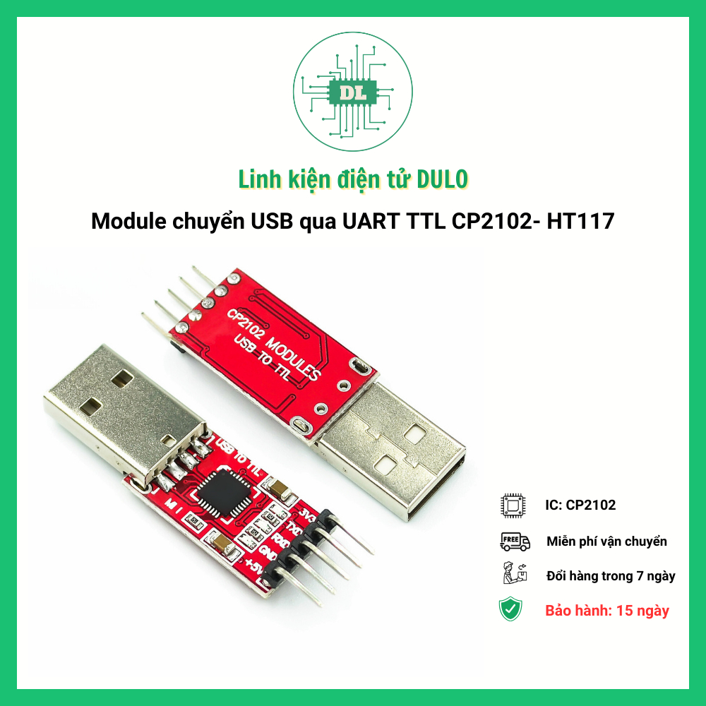 Usb to UART TTL Converter Circuit - CP2102 | Shopee Singapore