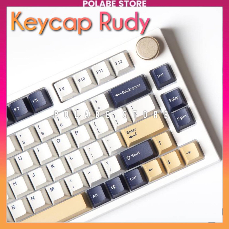 Keycap Rudy OEM Profile PBT 2shot mechanical keyboard Polabe Store ...