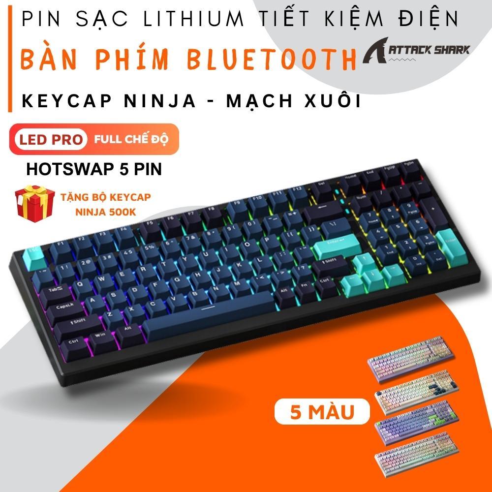 Attack Shark X98 Wireless Gaming Bluetooth Mechanical Keyboard VIPKEY ...