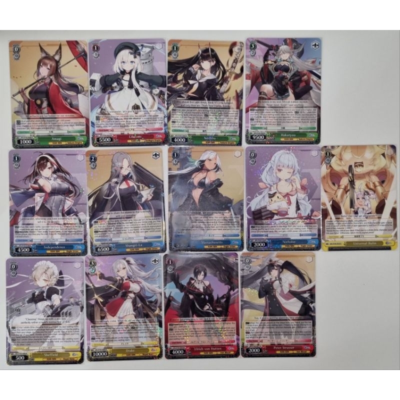 (Genuine)(English Version) Weiss Schwarz Card with Azur Lane Character ...