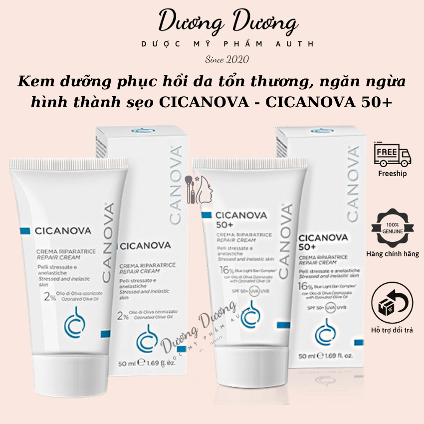 CANOVA Cicavova and Canova Cicanova 50+ cream restores damaged skin ...