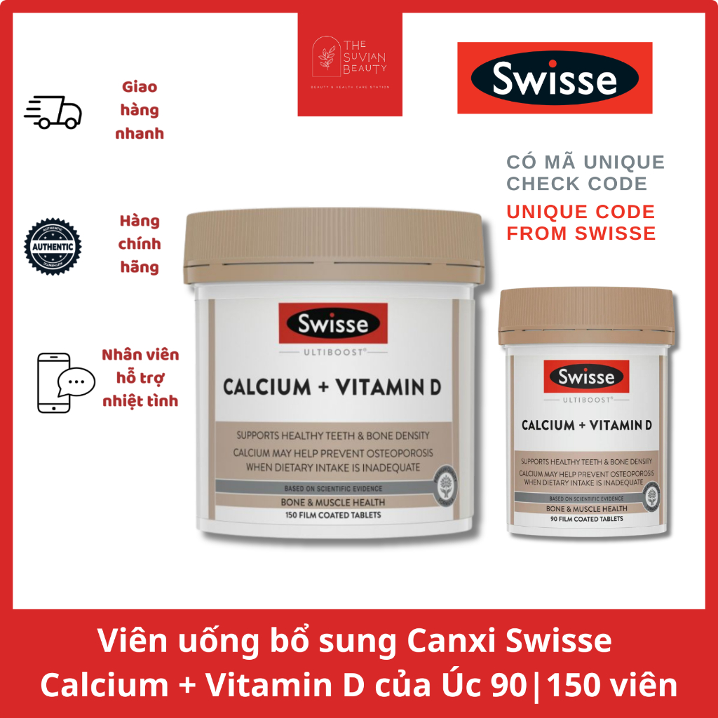 Australian Swisse Calcium + Vitamin D Calcium Supplement | Shopee Singapore