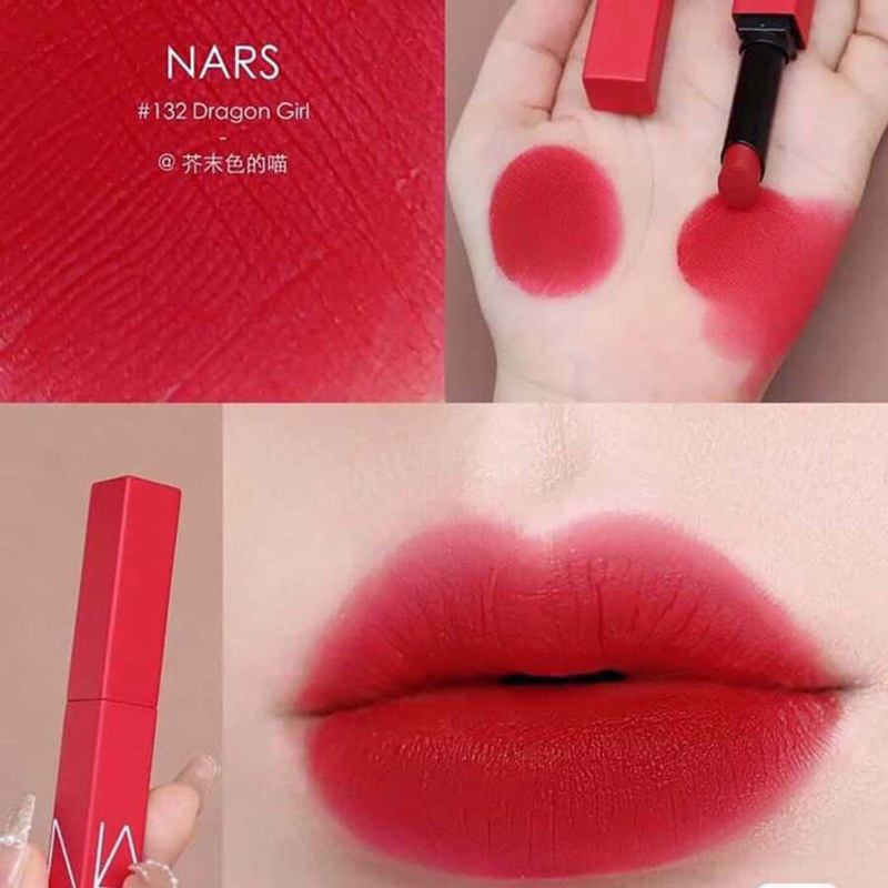 Nars Dragon Girl Powermatte Lipstick 0.8g Ruby red flatters the skin | Shopee Singapore