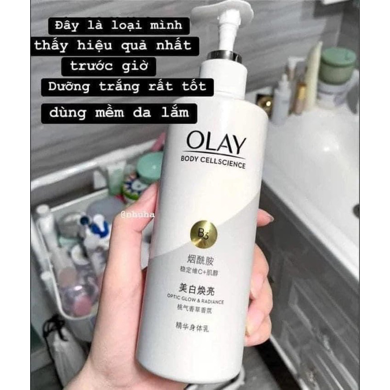 Olay Body Cellscience B3+ Whitening Body Lotion | Shopee Singapore