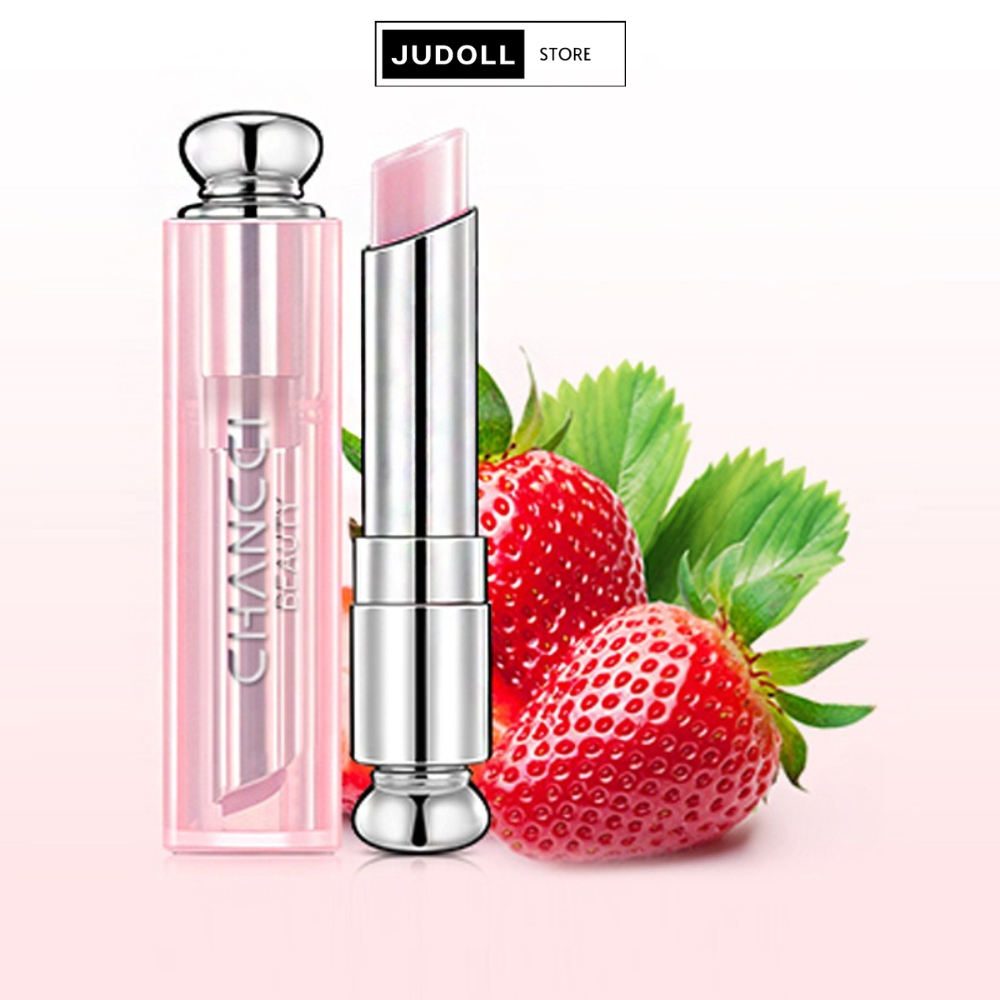 Chancci Moisturizing Lipstick, Exfoliating Strawberry Lip Balm to ...