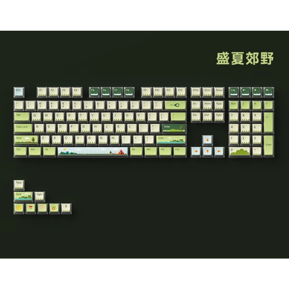 Akko Pudding PBT+PC ASA Profile Keycap keyboard buttons 116 extremely ...
