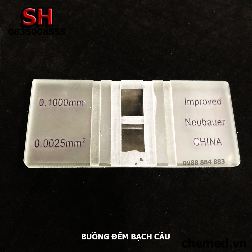 Cell counting chamber, red blood cells, white blood cells....not coated ...