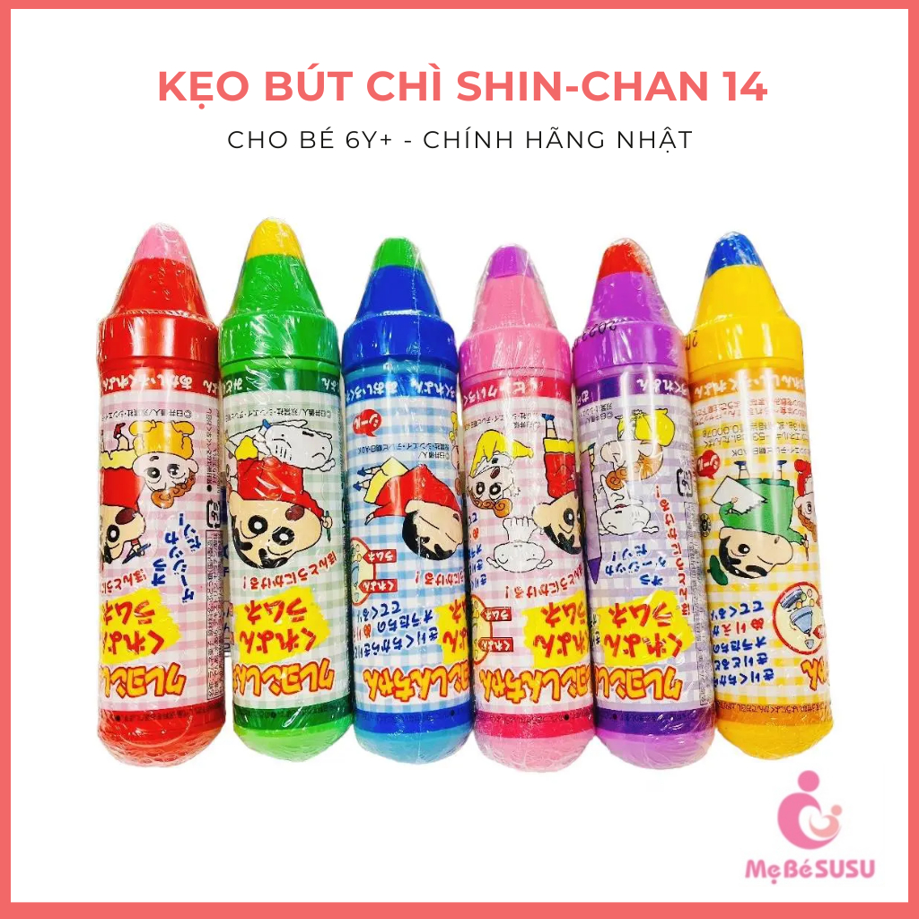 Shin-chan colored pencil candy in many flavors for Japanese children ...