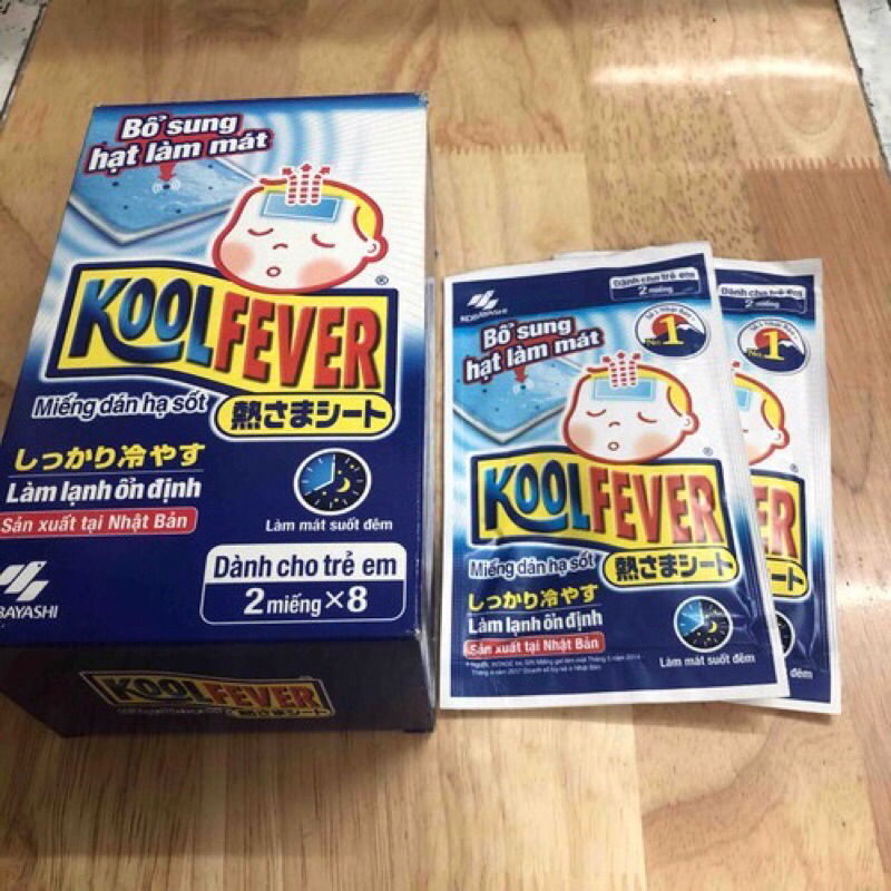 1 BAG OF 2 JAPANESE KOOLFEVER COOLING STICKERS | Shopee Singapore