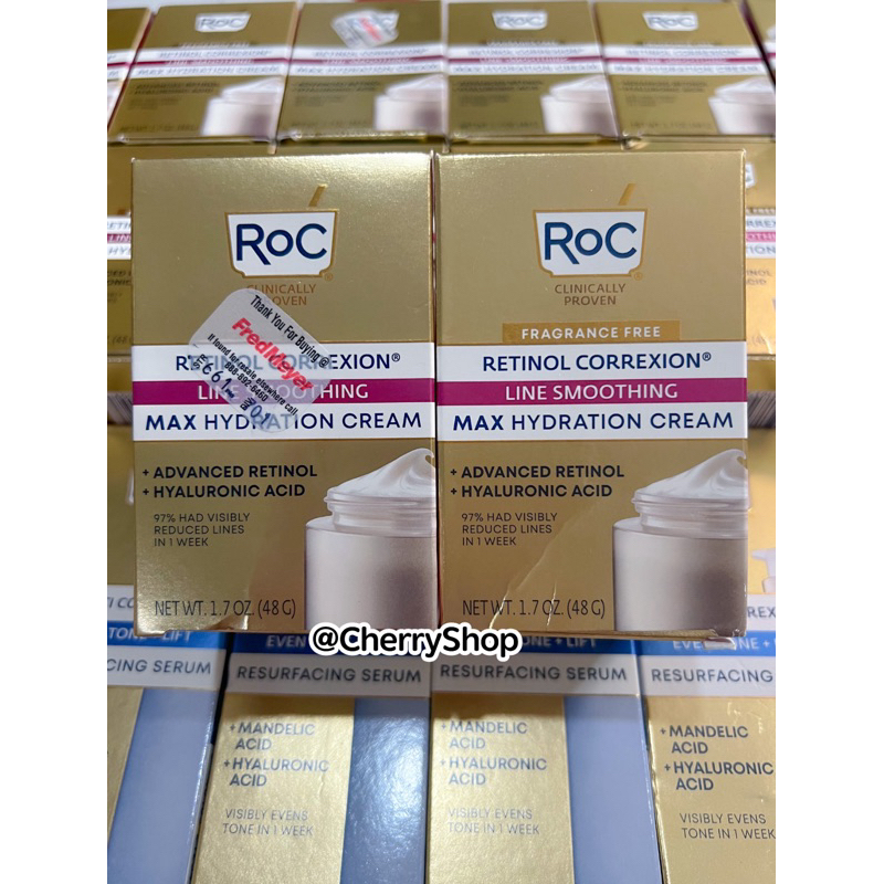 [NEW] RoC Retinol Correxion Line Smoothing Max Daily Hydration Cream (48g) | Shopee Singapore