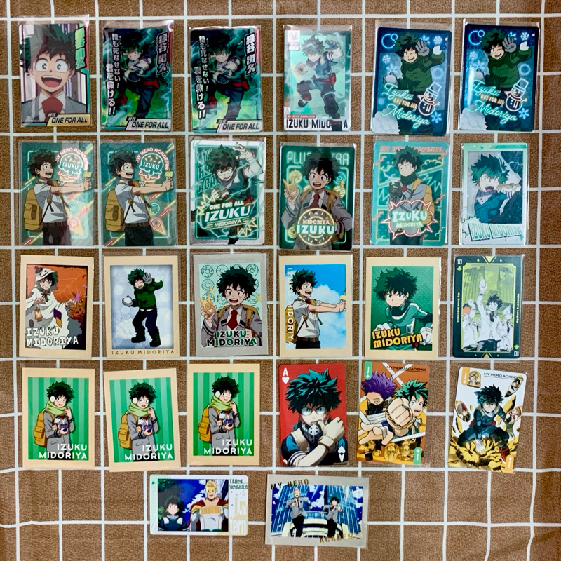 [Genuine] Deku Character Card MHA My Hero Academia Superhero Academia ...