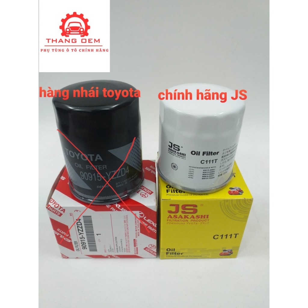 [GENUINE Js JAPAN] Oil filter, engine oil filter for innova, fortuner ...