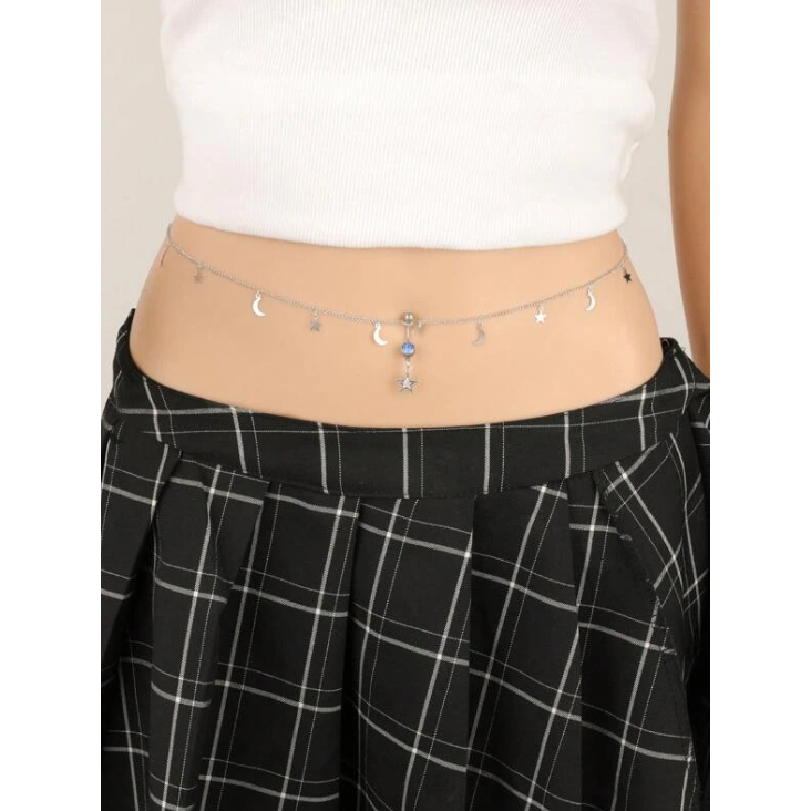Navel piercing waist belt navel piercing chain navel piercing belt ...