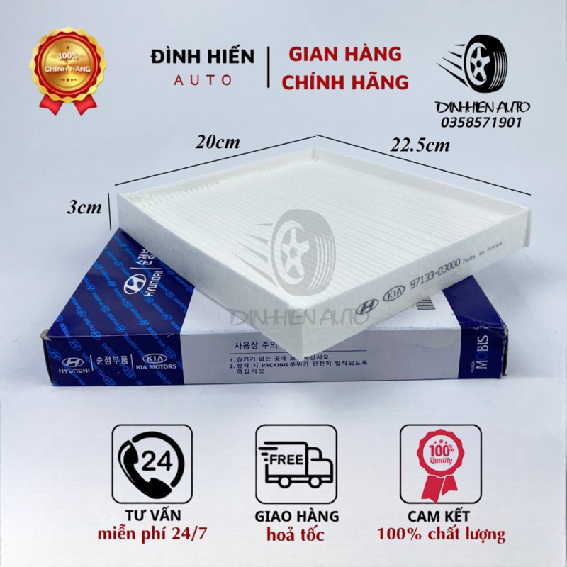 Air conditioner filter, air conditioner Hyundai Accent (2018-2023 ...