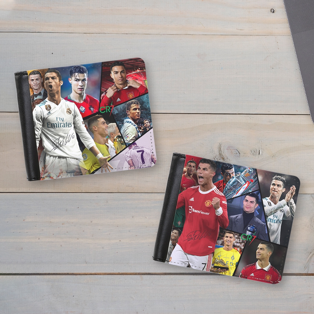 Cristiano Ronaldo Men's Leather Wallet Fashion (Latest Model) | Shopee ...