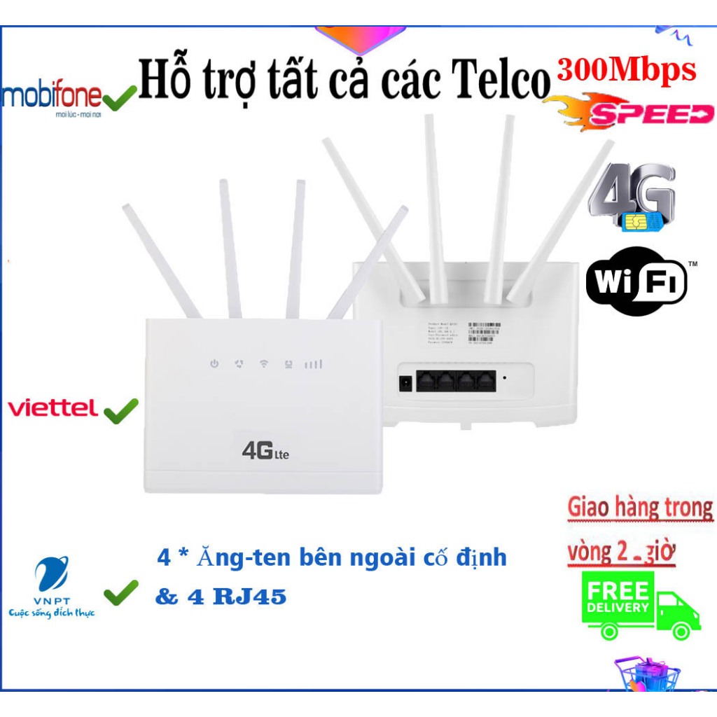 4g/5g LTE Sim Wifi Router CP806 With 300Mbps LAN Port Can Install Many ...