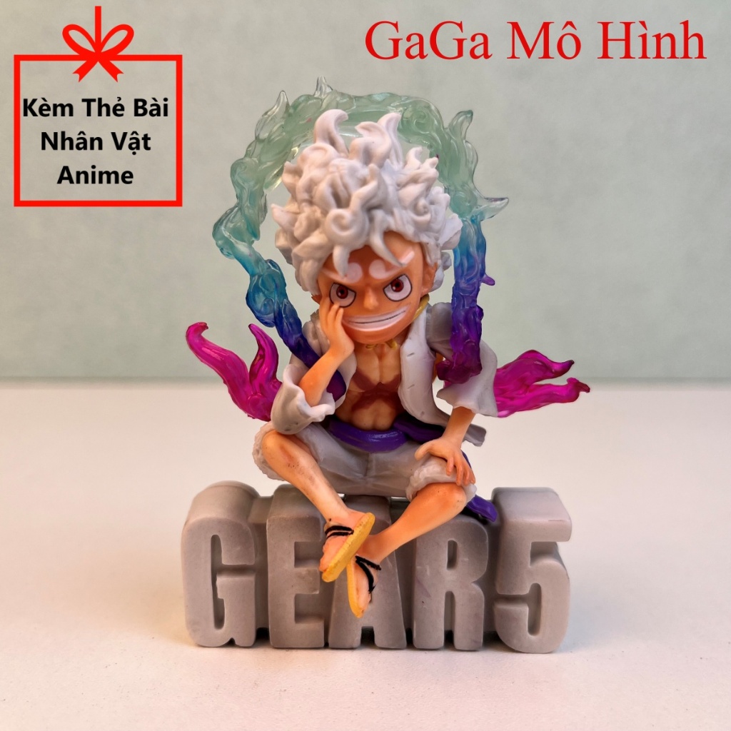 Onepiece Luffy Gear 5 model sitting on super sharp letters - GaGaMoHinh ...