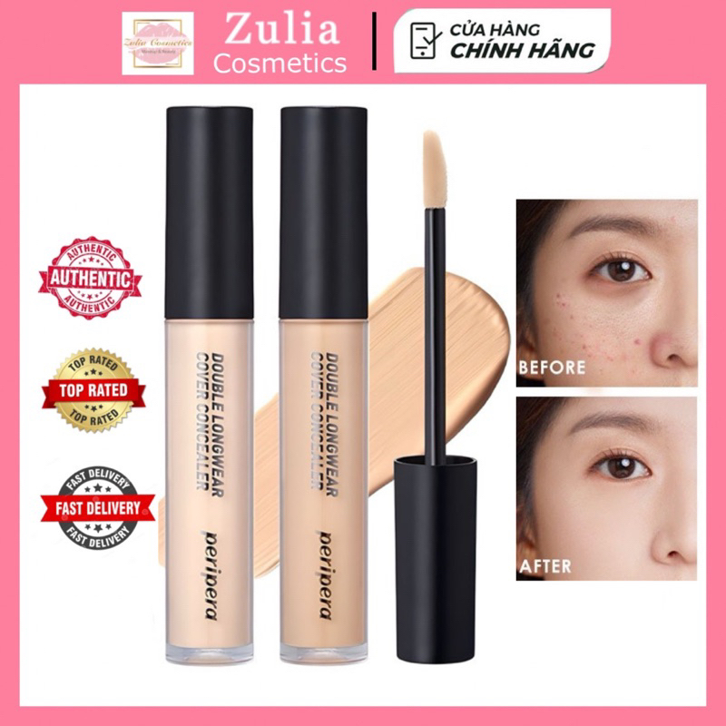 [Peripera] Peripera Double Longwear Cover Concealer (5.5g) | Shopee ...