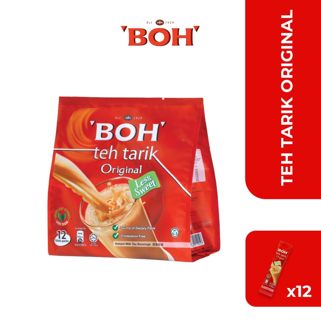 TRADITIONAL LOW SWEET MILK TEA POWDER BOH BRAND - BOH TEH TARIK ...