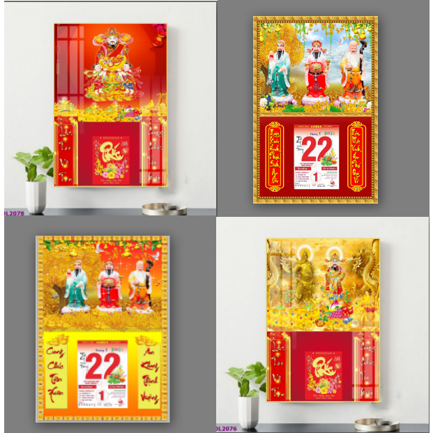 Mirror CALENDAR 2025 AT TI YEAR CALENDAR, HIGH QUALITY WALL PAINTINGS ...