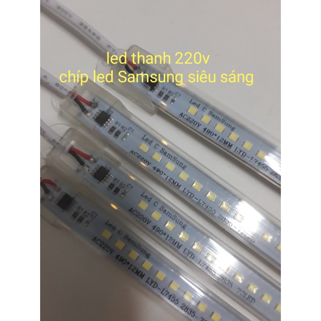 50cm LED bar light using 220v electricity to decorate shelves and ...