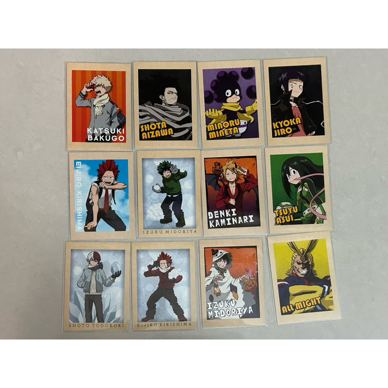 Photo card pola my hero academia MHA superhero academy shoto todoroki ...