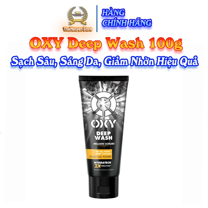 Oxy Deep Wash Deep Cleansing Facial Cleanser 100g - Deep Cleansing ...