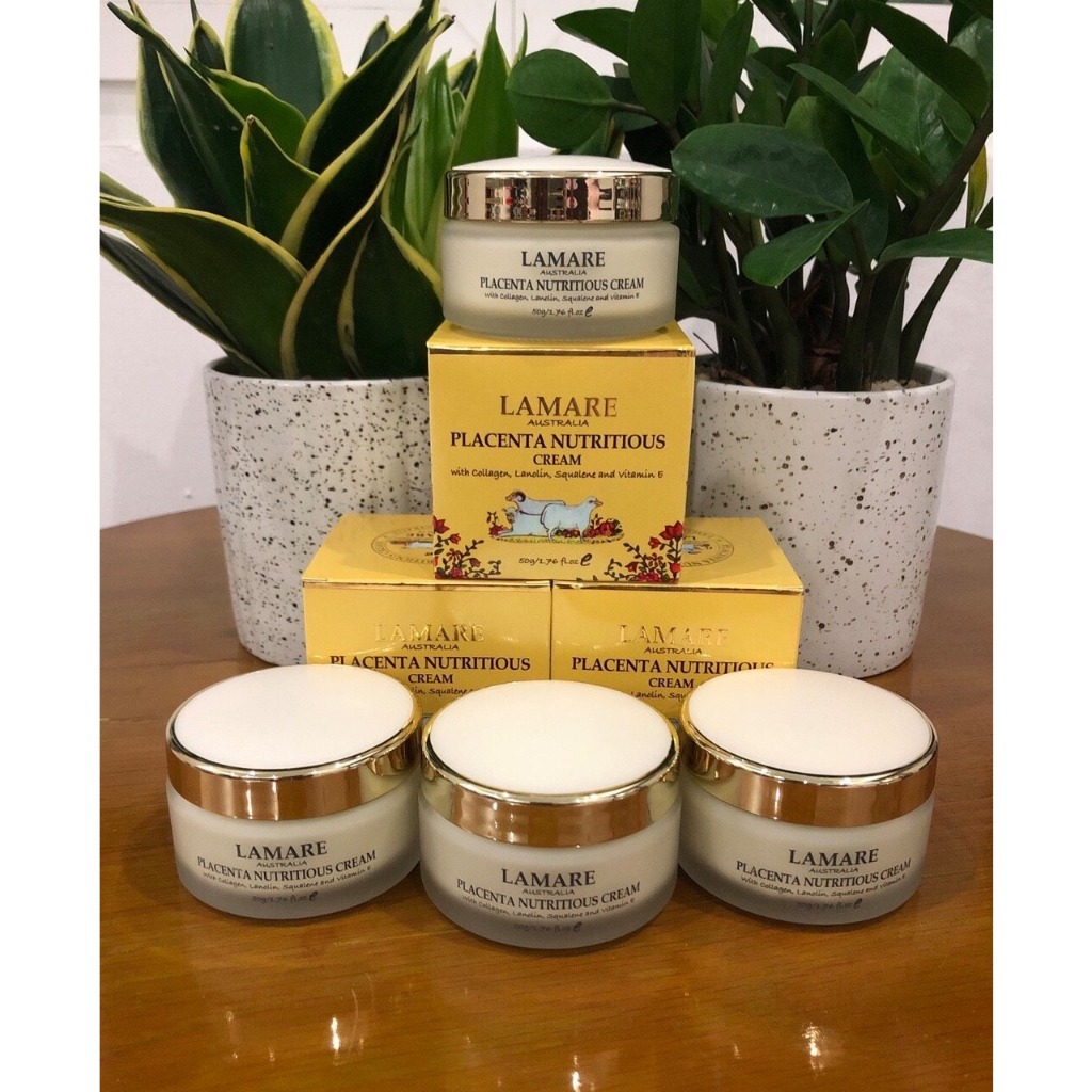 Lamare Placenta Nutritious Cream Sheep Placenta Cream 50g | Shopee ...