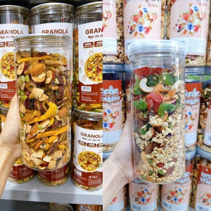 Barley cereal, granola cereal mixed with many types of grains | Shopee ...