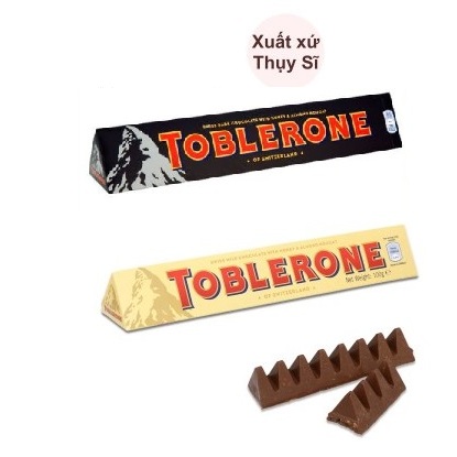 (New Date)toblerone Swiss chocolate 100g - Black chocolate/Milk ...
