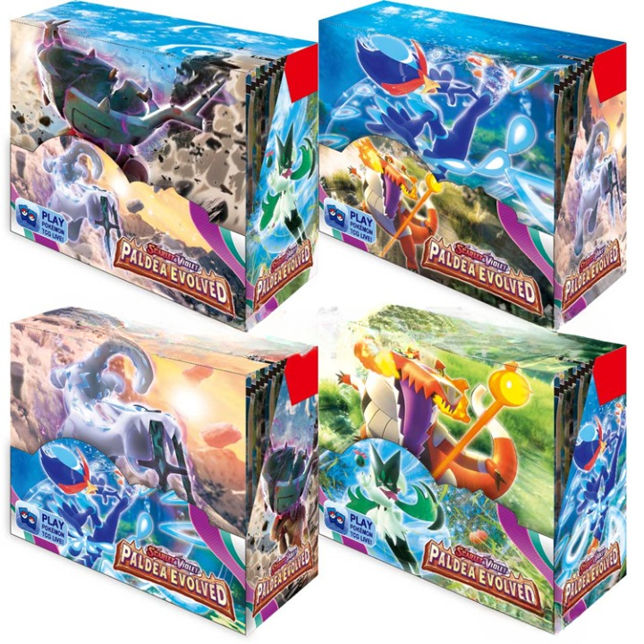 Pokemon Card Set Box of 360 Super Beautiful Paldea Evolved Cards in ...