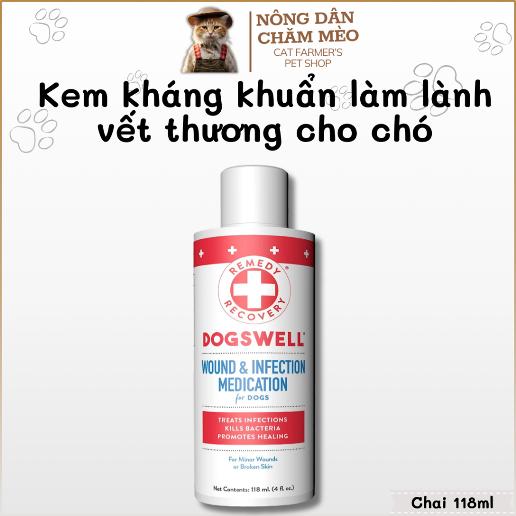 Dogswell Wound & Infection Medication - Antibacterial, Wound Cleaning ...