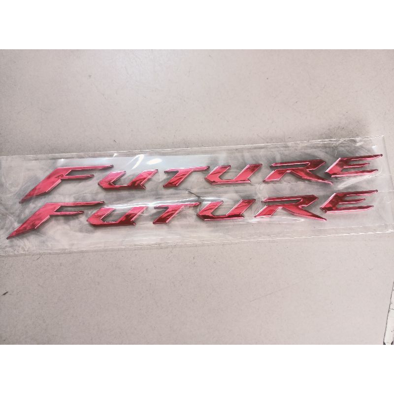Set of 2 red Future embossed stamps, imported from Thailand | Shopee ...