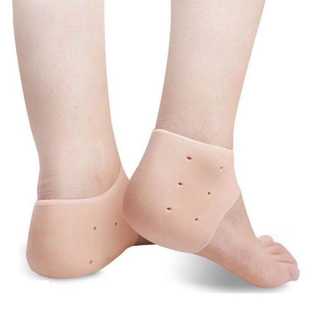 Set of 2 Silicone Heel Insoles, Heel Socks, Heel Pads | Shopee Singapore