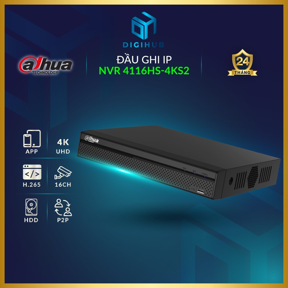 Dahua NVR 4116HS-4KS2 16-Channel Video Recorder (Vietnamese DSS Land Name) | Shopee Singapore