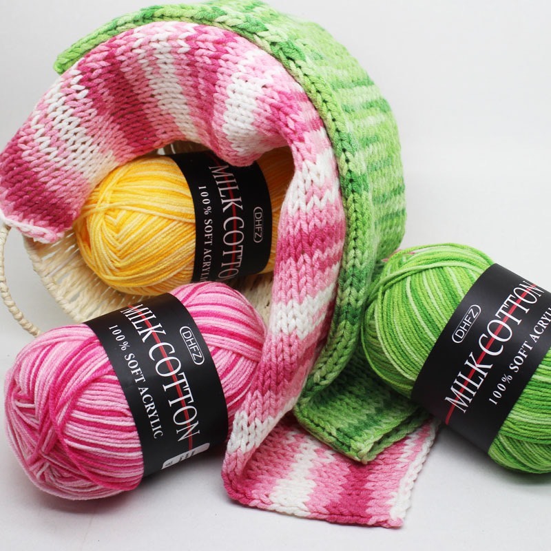 Milk cotton wool, 4-strand LONG color palette (50g) | Shopee Singapore