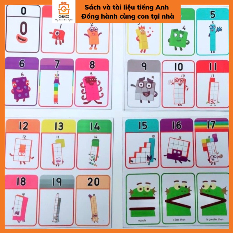Numberblocks Card ️ With Magnet ️ Attach Whiteboard To Learn Math ...