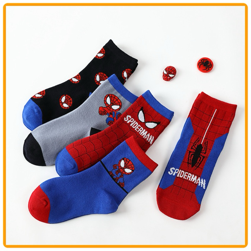 Superman Spider High Collar Socks - Grade 1 Thick, smooth and beautiful ...