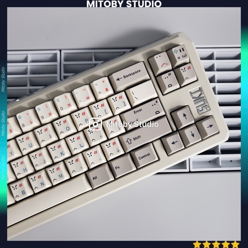 Keycap Retro Emotion Emoji Cherry profile PBT Dyesub Mitoby Studio ...