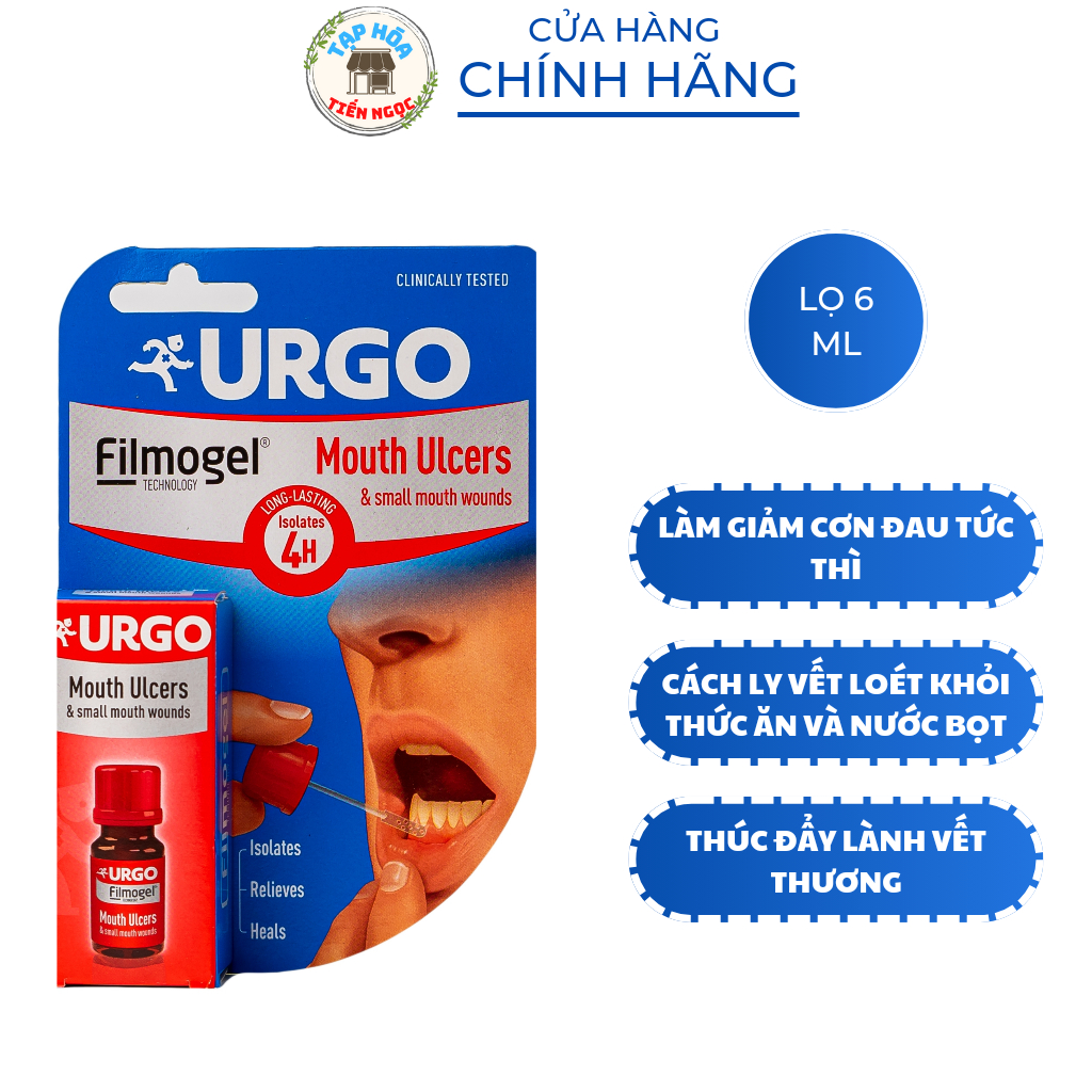 Urgo Mouth Ulcers Oral Ulcers Relief Gel | Shopee Singapore