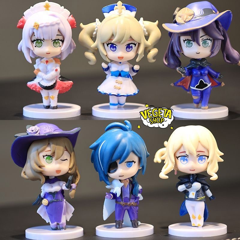 Genshin Impact Models - Jean Characters Lisa Barbara Noelle Mona Kaeya ...