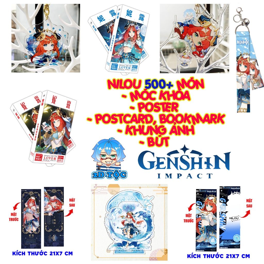 Collection of Poster Postcard Standee Keychain Photo Frame Nilou Pen ...