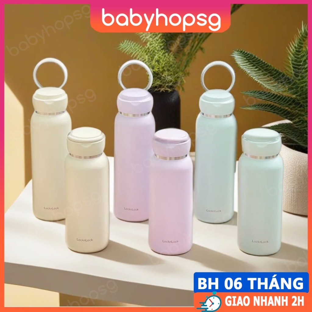 LocknLock Sling Ring thermos with handle 650ml LHC4321 and 800ml ...