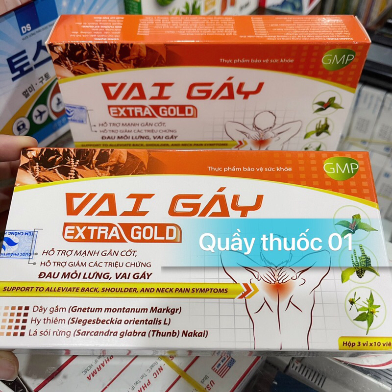 Extra Gold Shoulder and Neck Pills - reduces neck and shoulder pain and ...